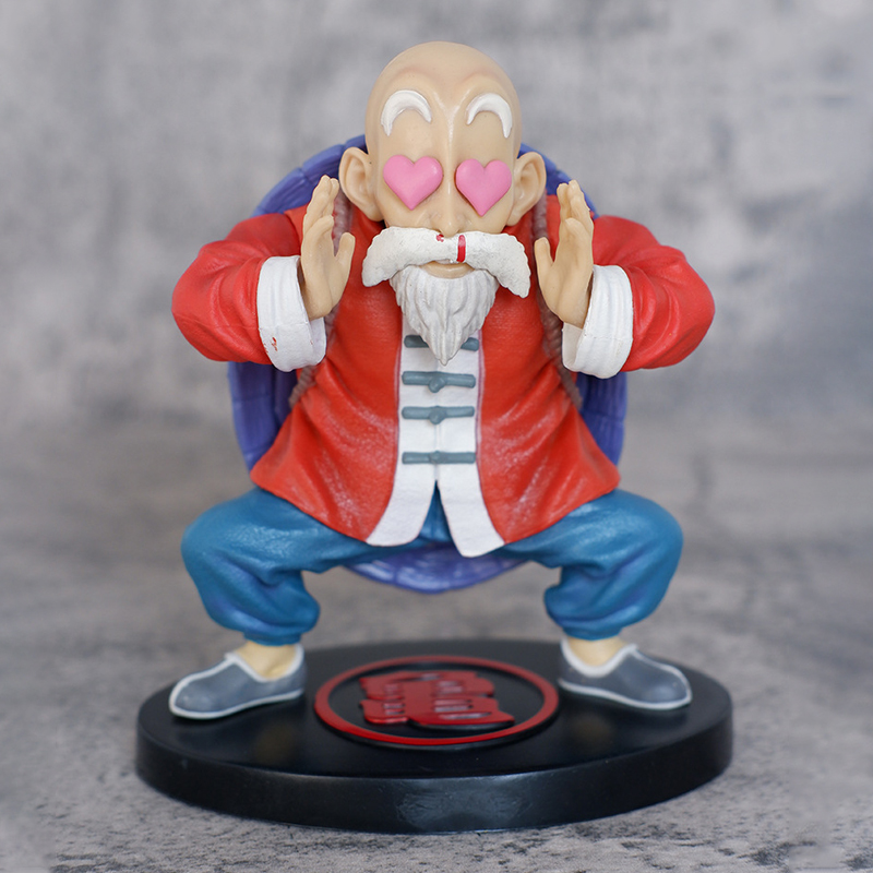 16cm Anime Dragon Ball Z Figure Lustful Master Roshi Nosebleed Kame ...