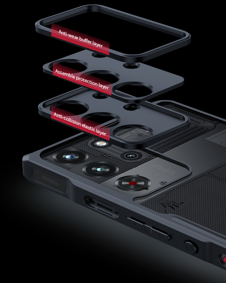 Red Magic 10 Pro/10 Pro+ Xundd Case Airbag Shockproof Soft Edge Anti ...