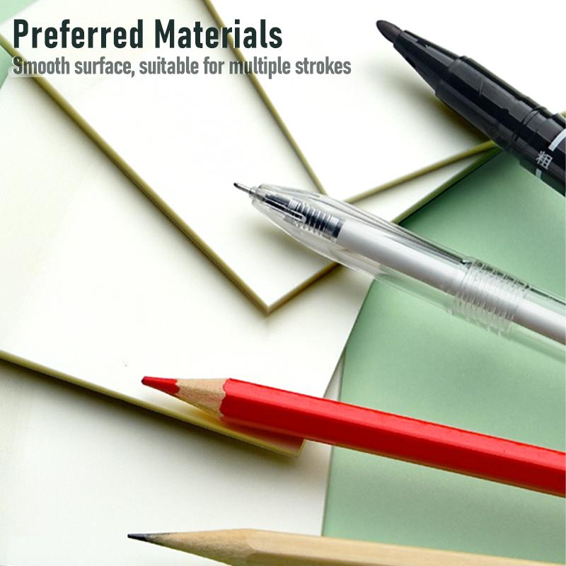 200Sheets Transparent Sticky Notes waterproof Memo List Notepad Student ...