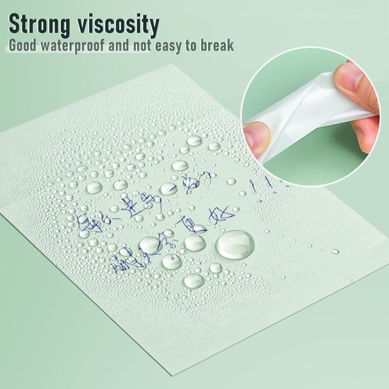 200Sheets Transparent Sticky Notes waterproof Memo List Notepad Student ...