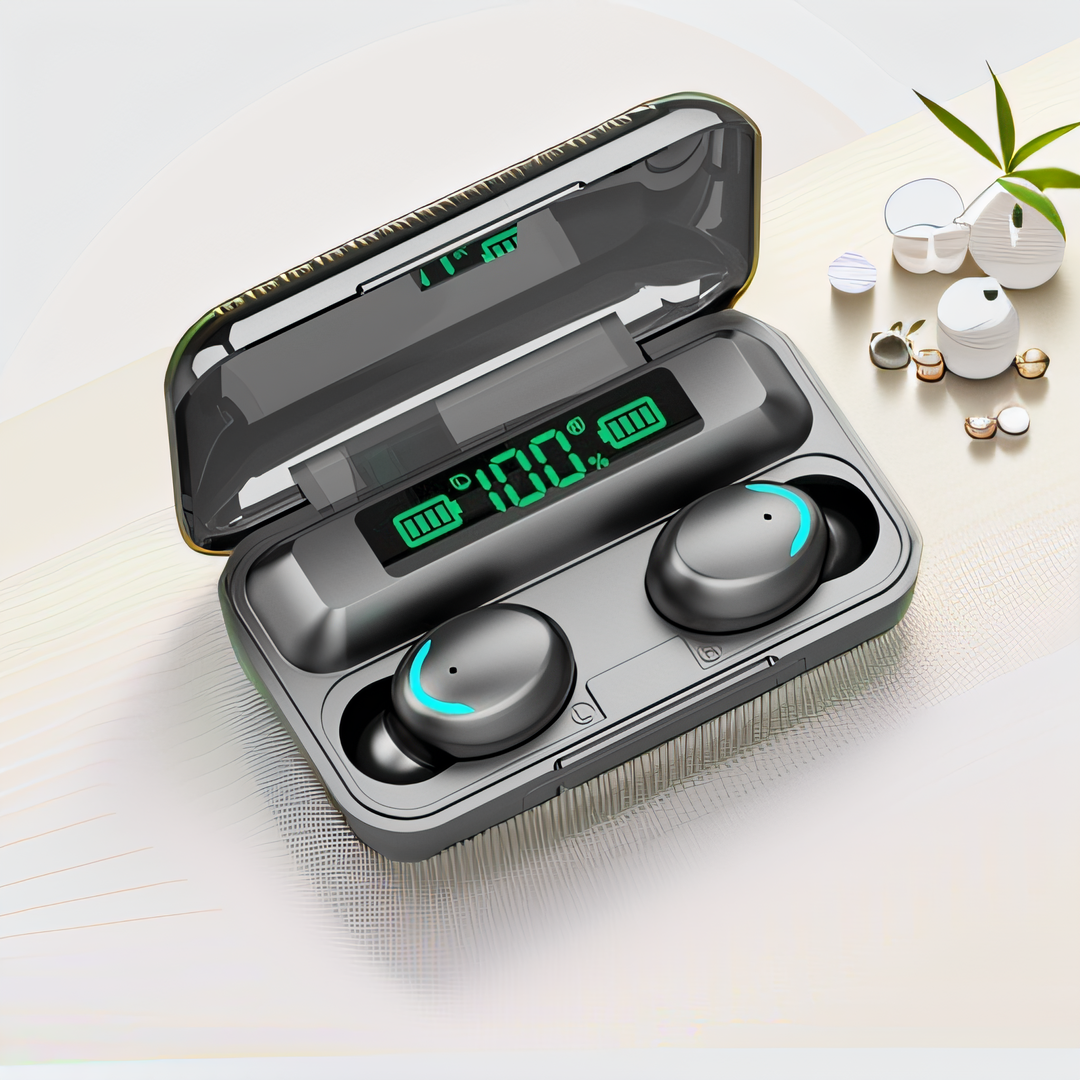 F9 Earbuds TWS Wireless Bluetooth Earphone Noise Reduction HIFI Stereo ...
