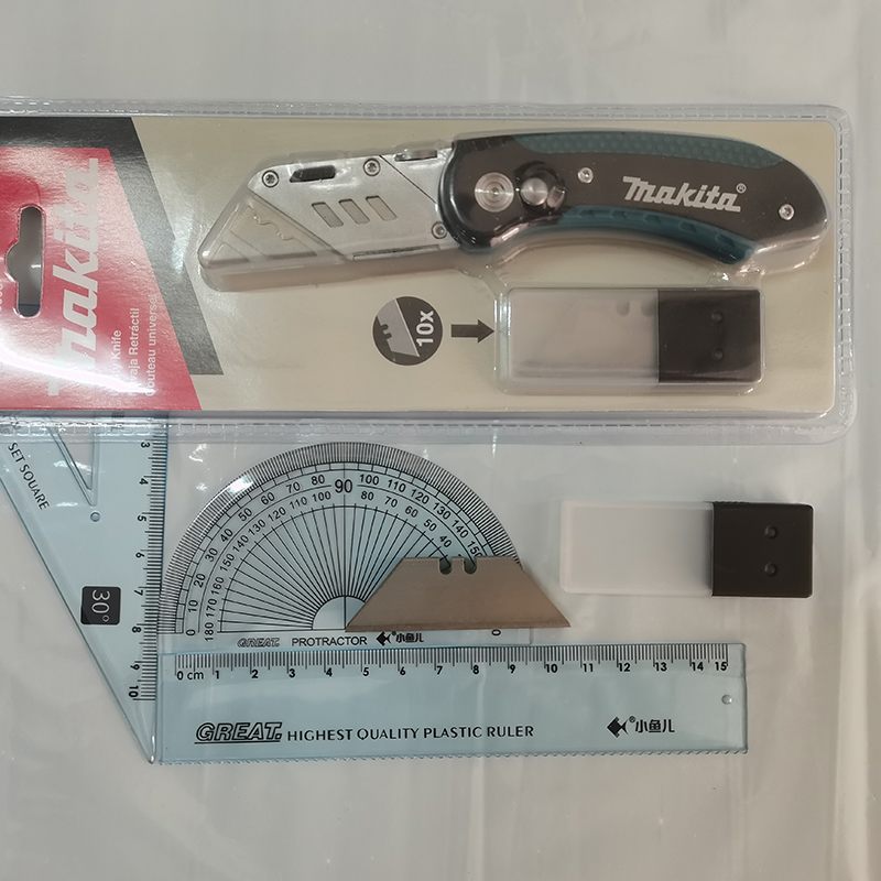 Makita E-11520 E-10908 Quick Change Folding Knife 10X Trapezoid ...
