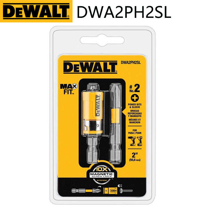 Dewalt Drill Bit Sleeve DWA2PH2SL MAXFIT Phillips Power Bit Sleeve Set ...