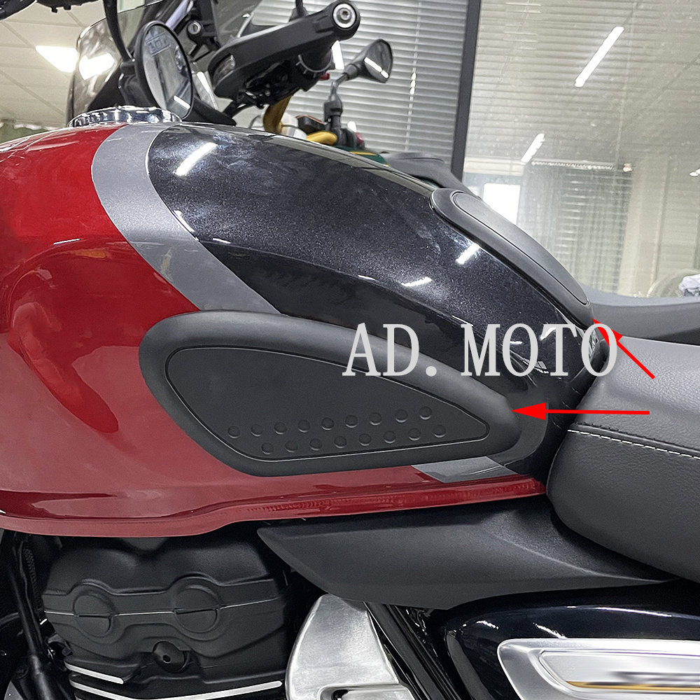 Motorcycle New Rubber Fuel Tank Sticker Pad Anti Slip Traction Decal ...