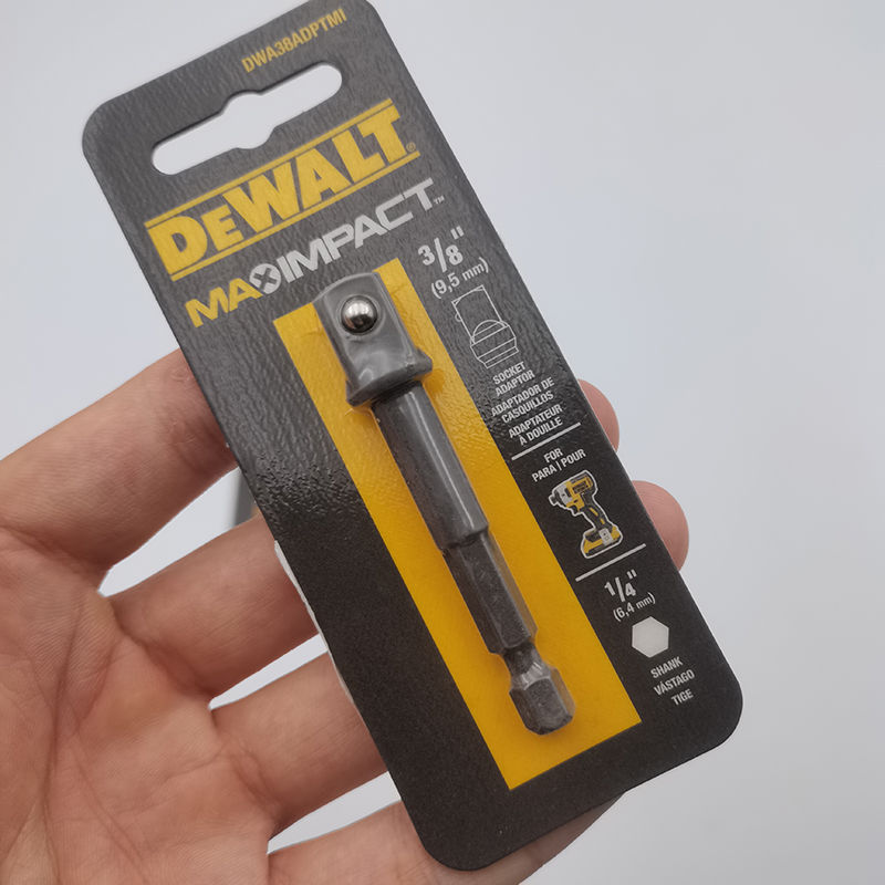 DEWALT DWA38ADPTMI DWA12ADPTMI Square Adapter 1/4" TO 1/2" 3/8" Impact ...