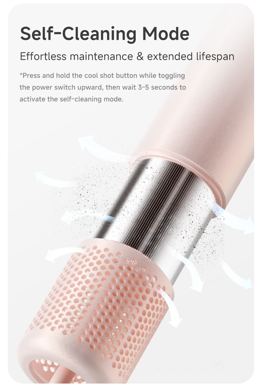 Simplus Hair Dryer High Speed Hair Blower 200 Million Negative Ions ...