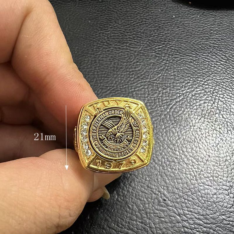 1979 KUYA The Fraternal Order Of Eagles Ring Size7-13 Gold Titanium ...