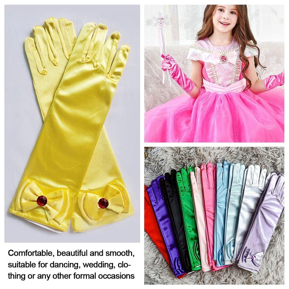 BUTUTU Children Long Gloves Glove Princess Dance Performance Children's ...