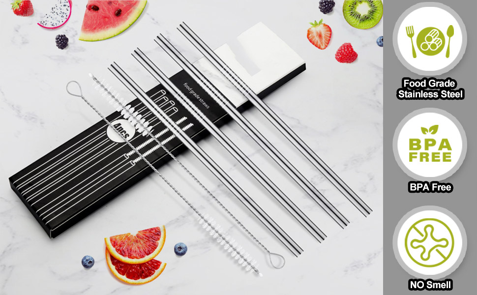 Metal Straw for Owala Freesip24&32oz&40oz - Stainless Steel Straws for ...