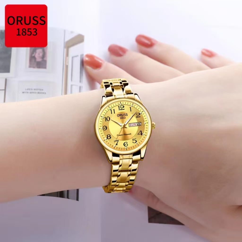 [Gift][With Box]ORUSS Original Couple 2 Pcs Dual Calendar Luxury ...
