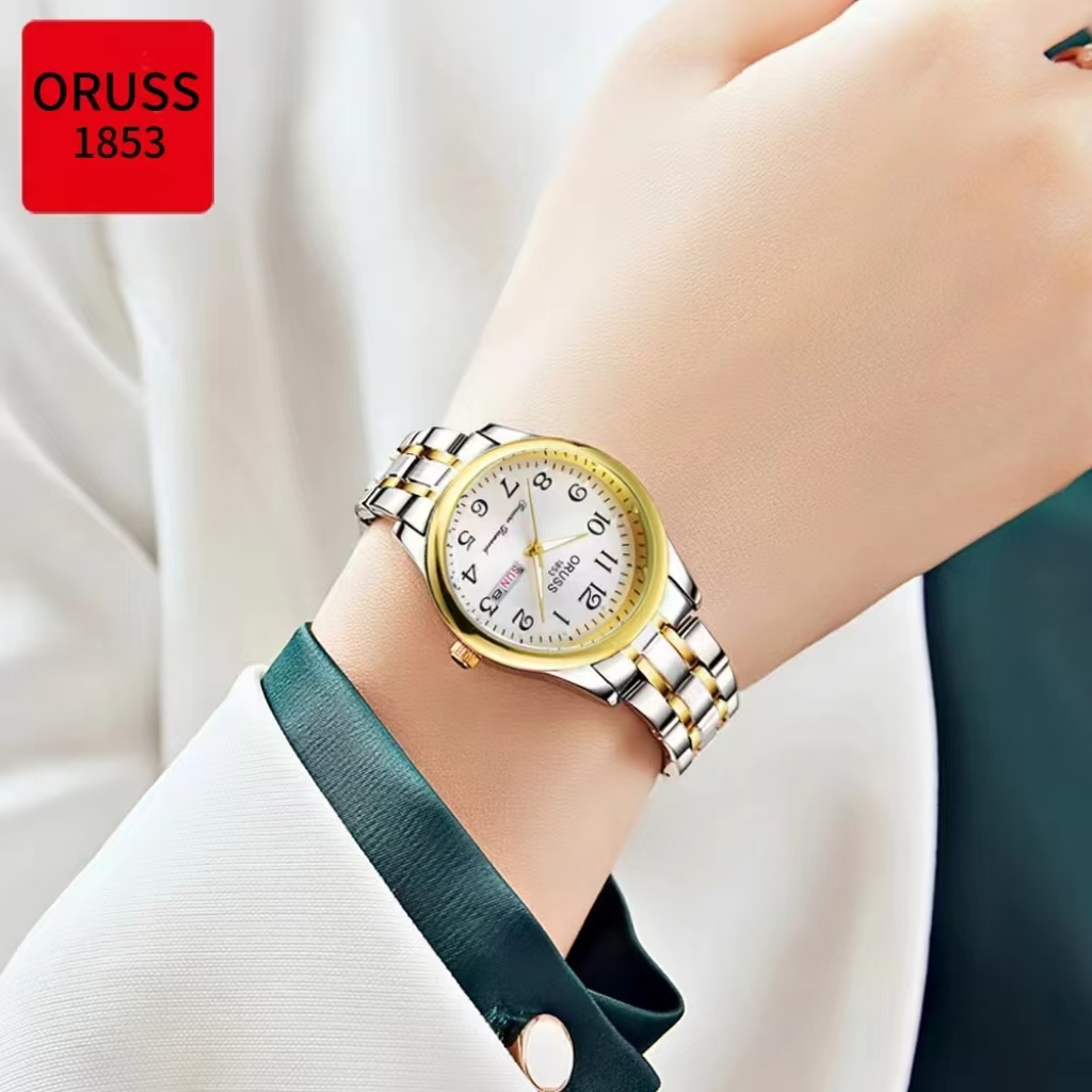[Gift][With Box]ORUSS Original Couple 2 Pcs Dual Calendar Luxury ...