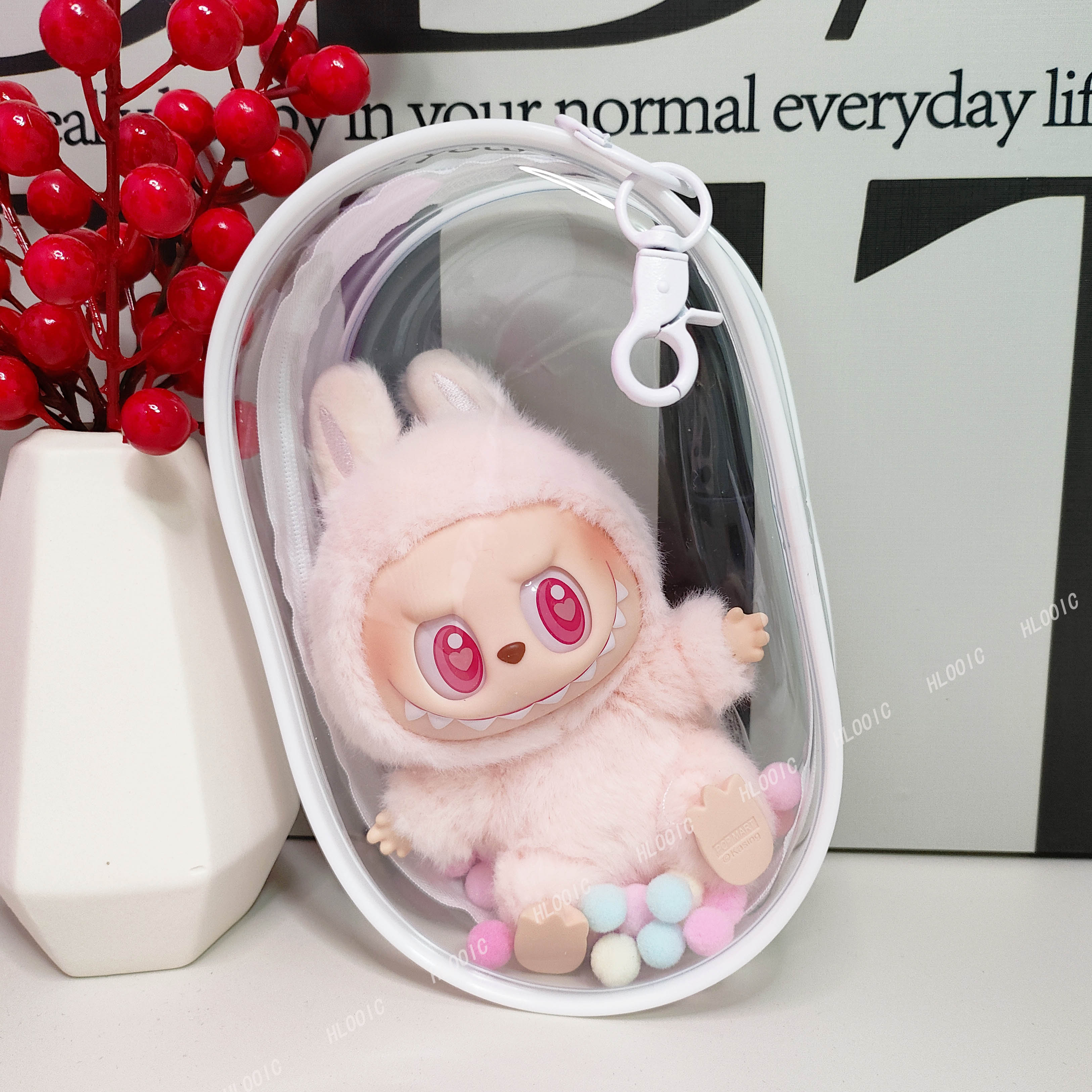 15cm 17cm labubu V1 V2 V3 Outing Bag for DIMOO WORLD Liila Bao-ao ...