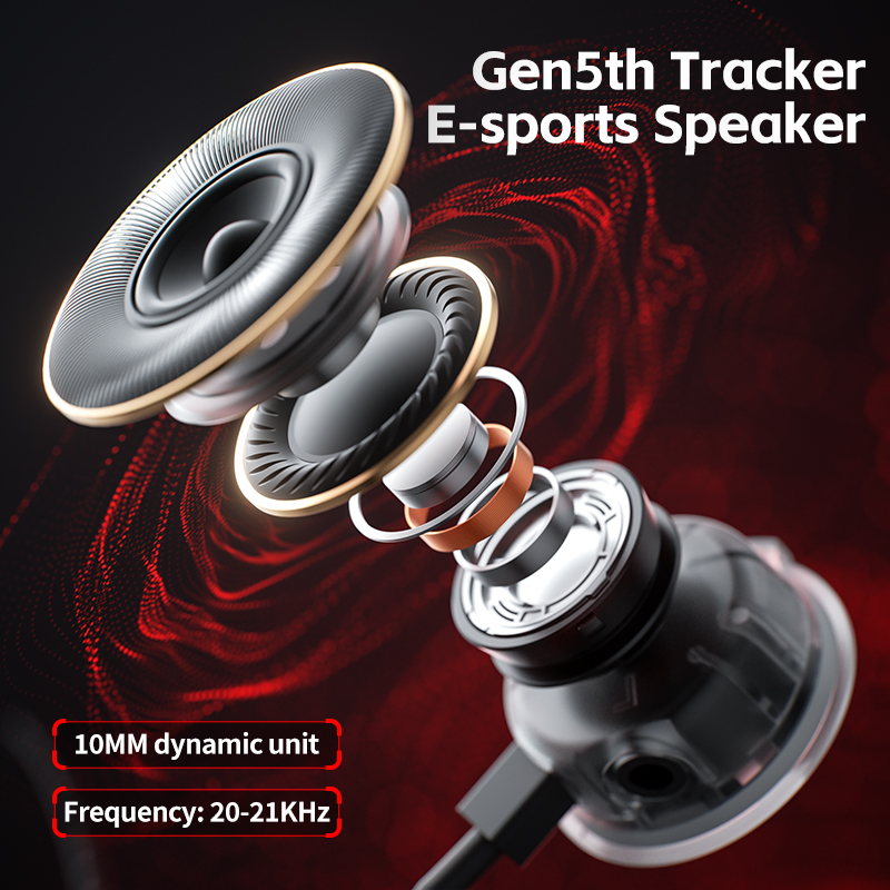 PLEXTONE RX3 Mercury Gaming Earphone In-ear Gaming Headset with HD 13CM ...