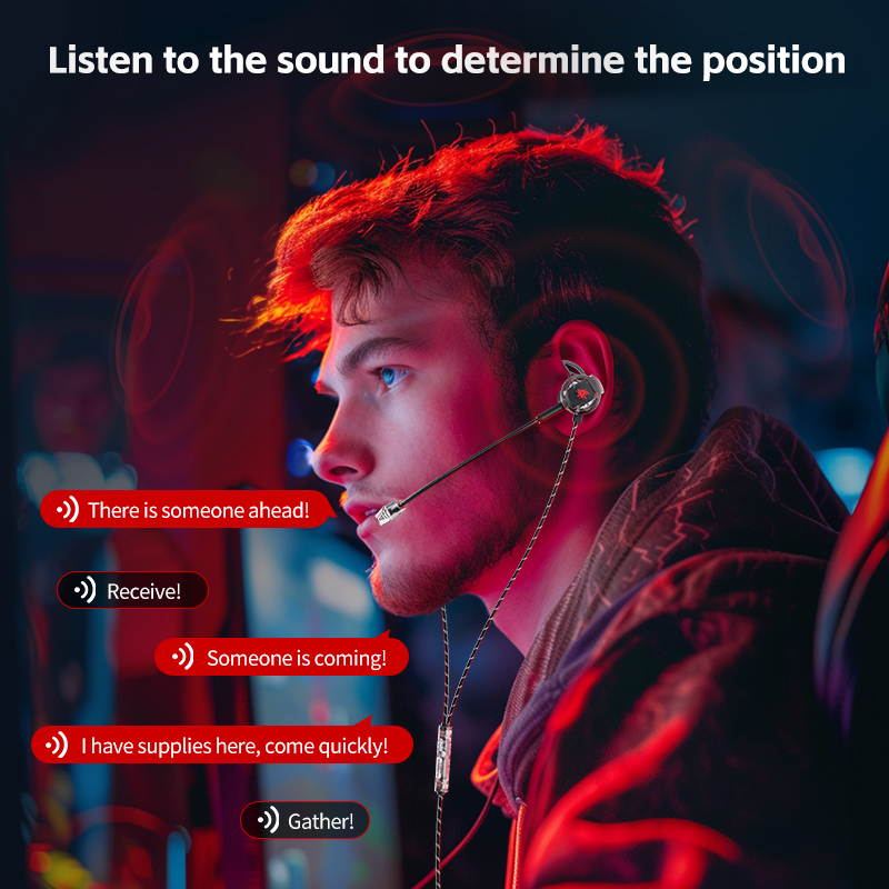 PLEXTONE RX3 Mercury Gaming Earphone In-ear Gaming Headset with HD 13CM ...