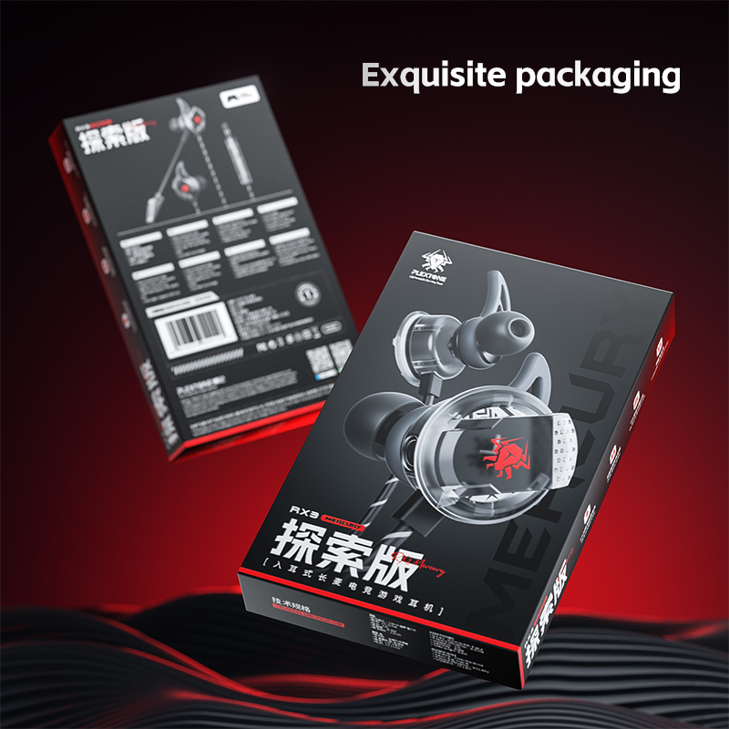 PLEXTONE RX3 Mercury Gaming Earphone In-ear Gaming Headset with HD 13CM ...