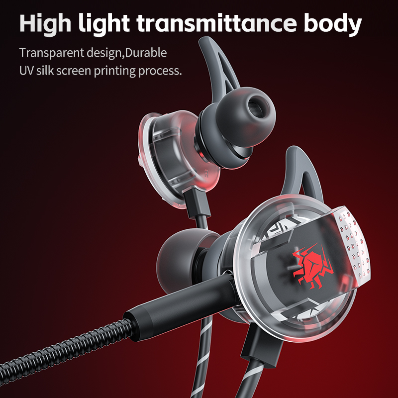 PLEXTONE RX3 Mercury Gaming Earphone In-ear Gaming Headset with HD 13CM ...