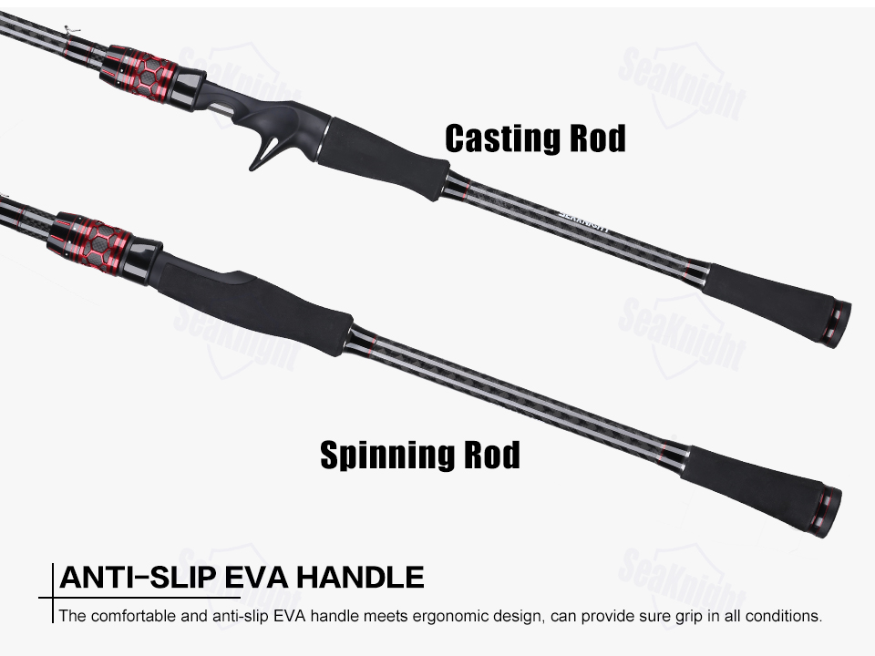 SeaKnight Kraken Fishing Rod 2 Sections 1.98M 2.1M 2.4M FUJI Guides ...