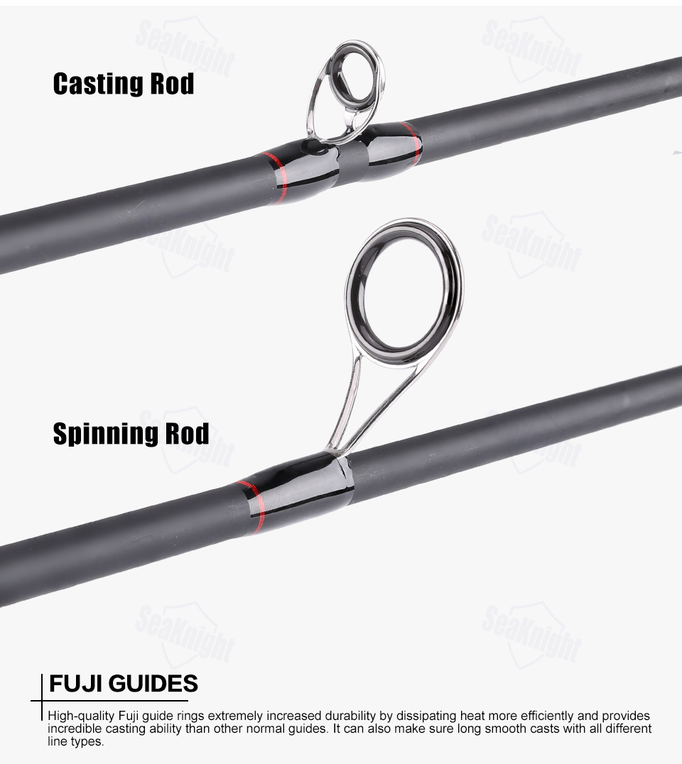 SeaKnight Kraken Fishing Rod 2 Sections 1.98M 2.1M 2.4M FUJI Guides ...