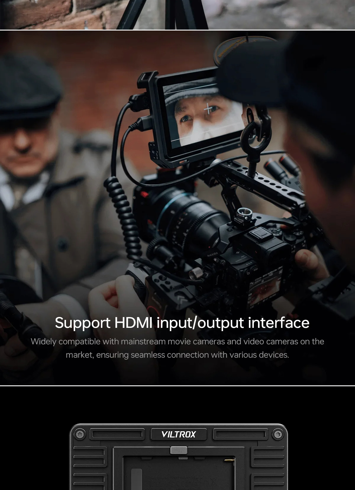 Viltrox DC-X3 DC-X2 6 Inch 4K Touch Screen Portable Monitor 2000 Nits ...