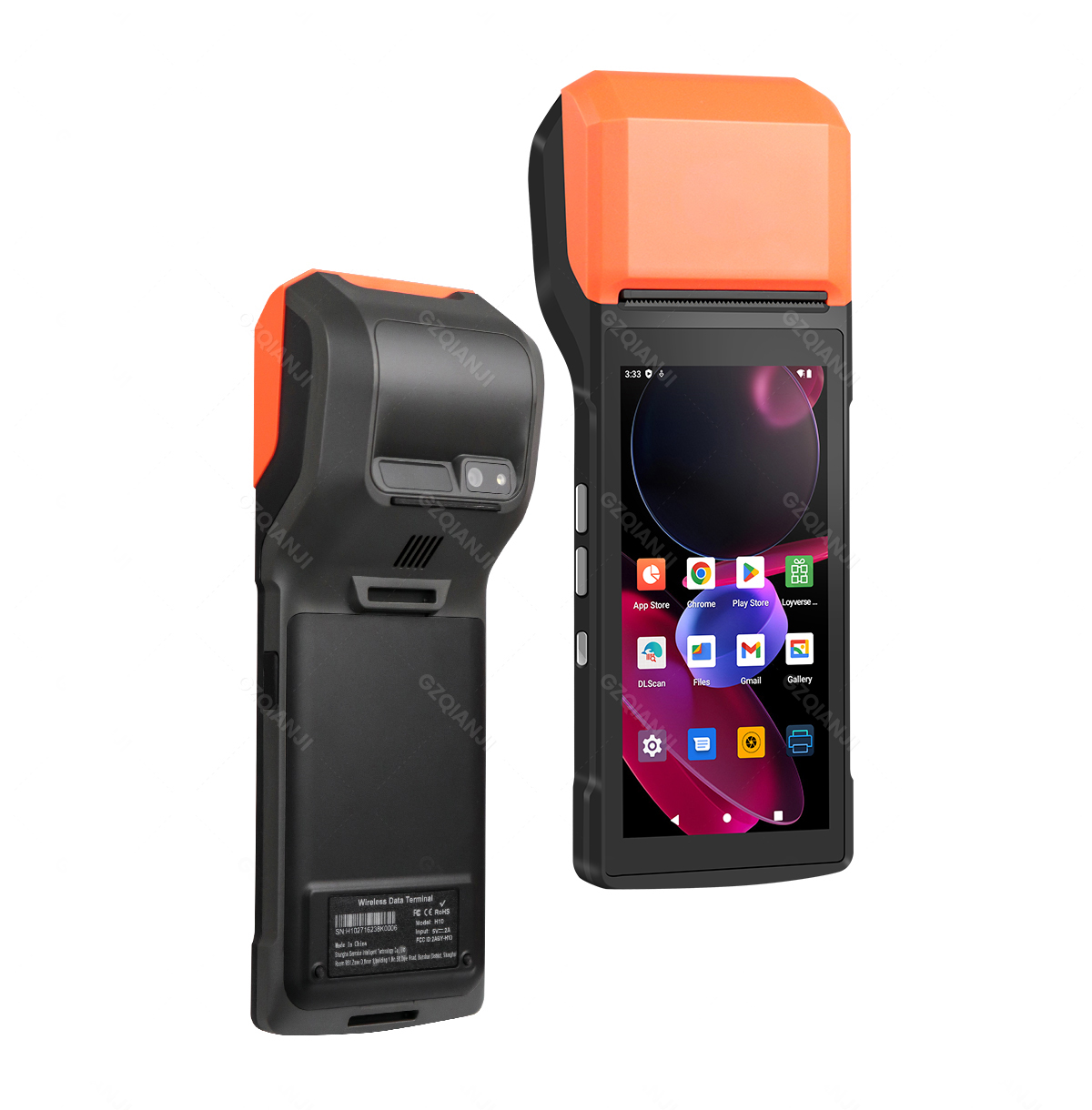 New 4G Wireless Wifi BT Handheld PDA Printers Android 13 POS Terminal ...