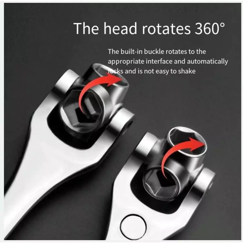 Tiger Wrench Tool with 360 Degree Rotating Head | Spanner Tool for Home ...