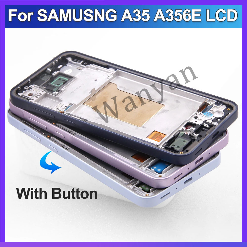 OEM For AMOLED TFT Samsung Galaxy A35 5G LCD Display Touch Screen With ...