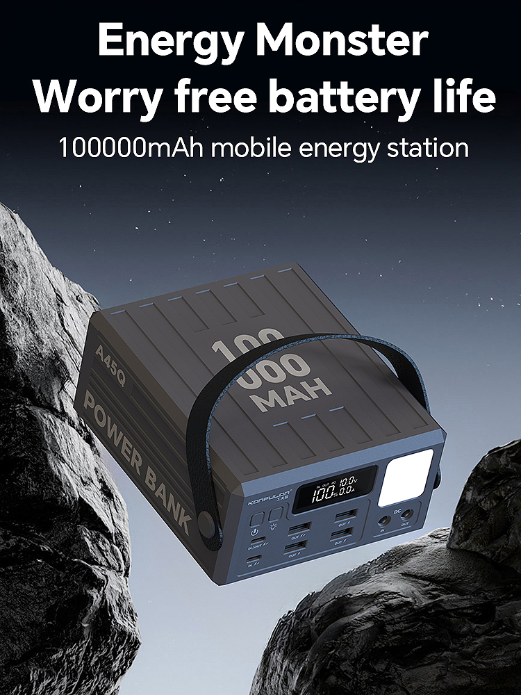 SOARFLY XP42 100000mAh PowerBank PD 20W+22.5W 8 PORTS Ultra-Large ...