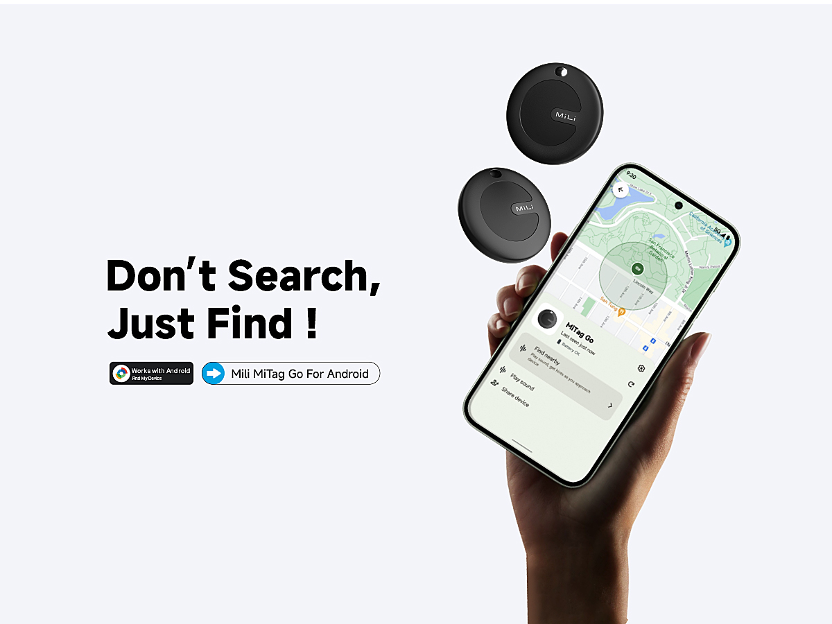 For Android MiLi MiTag Go GPS Bluetooth Tracker Item Finder and Pet ...
