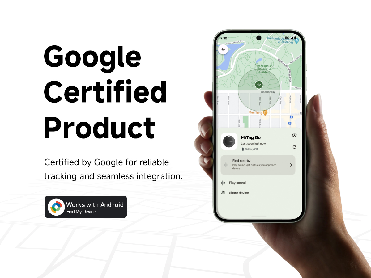 For Android MiLi MiTag Go GPS Bluetooth Tracker Item Finder and Pet Locator Work With Google ...