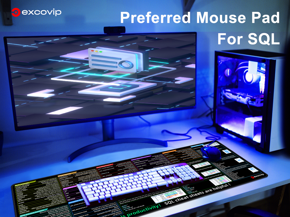 Excovip English SQL Shortcut Keyboard Mouse Pad Database Inquiry and ...