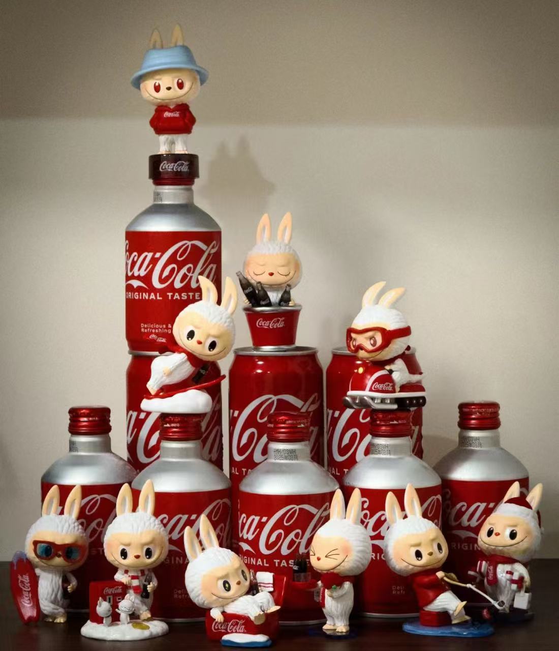 P POPMART LABUBU Coca-Cola Series Mystery Box Pendant Ornaments Figure ...