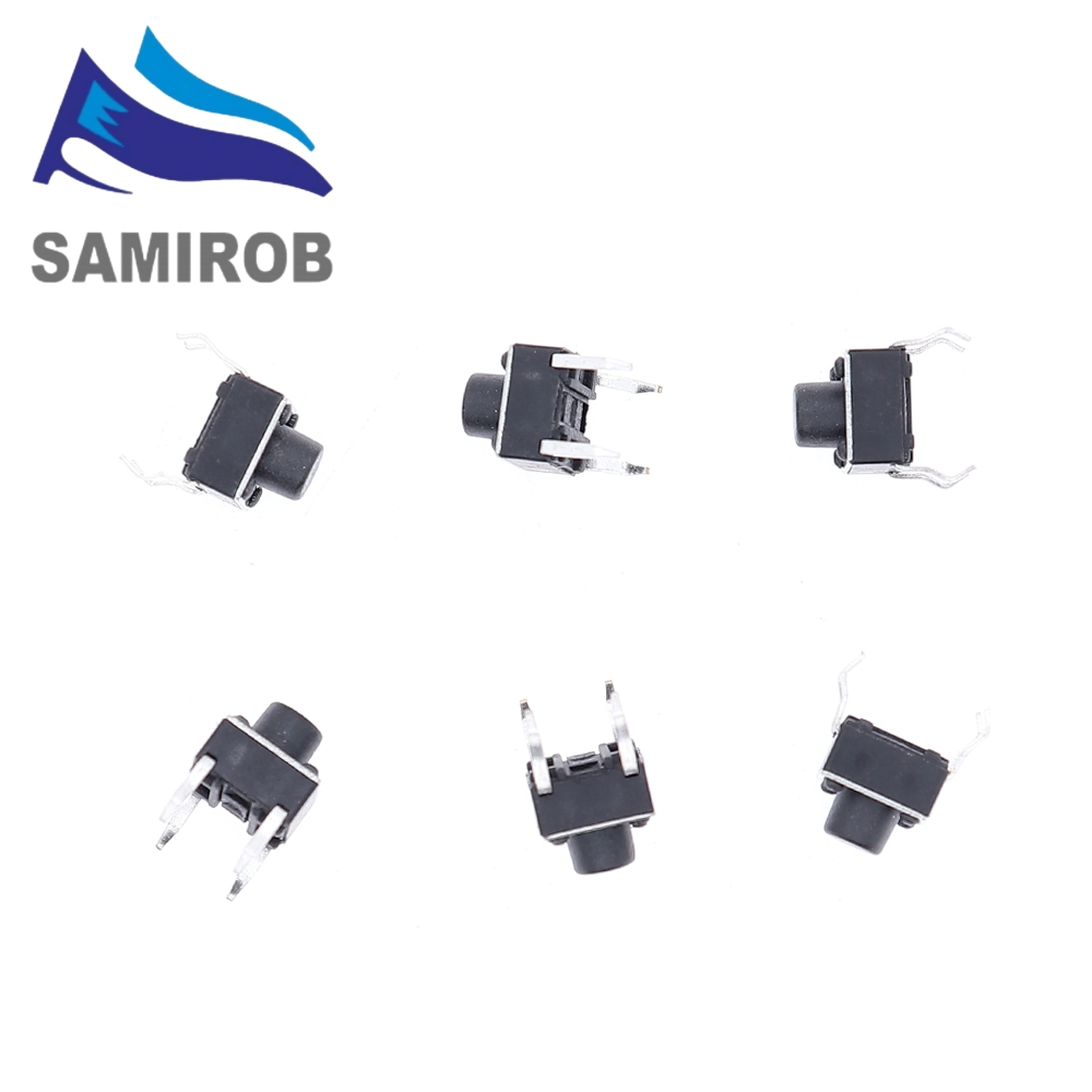 20Pcs 6x6mm Tactile Tact Mini Push Button Switch PCB Panel Momentary ...