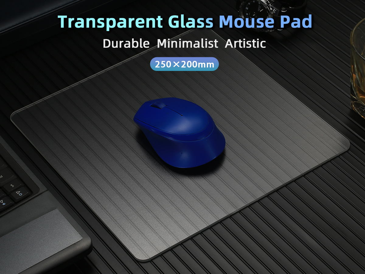 Glass Mouse Pad Transparent Professional Gaming Simple High-End ...