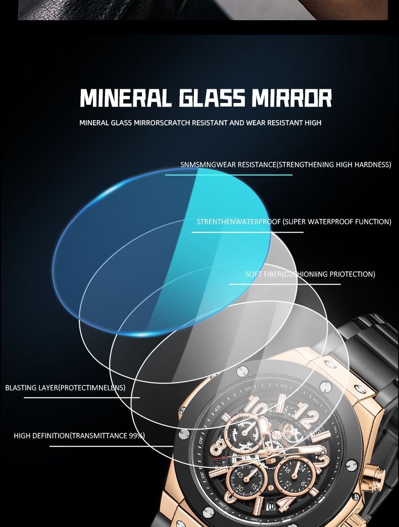 SENSTONE Watch for Men Original Waterproof Stainless Steel Unisilver ...