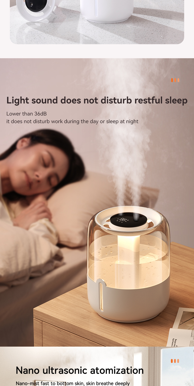 YOMIO Health Humidifier 6.8L Lager Ultrasonic Air Purifier Diffuser ...