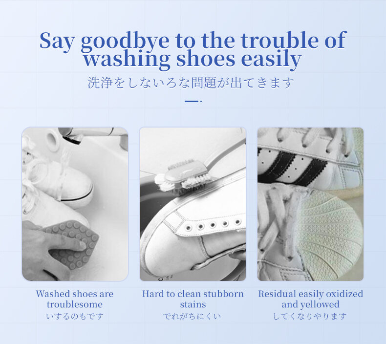 Original Japan White Shoe Cleaner Foam Cleaner for White Shoes 300ml ...