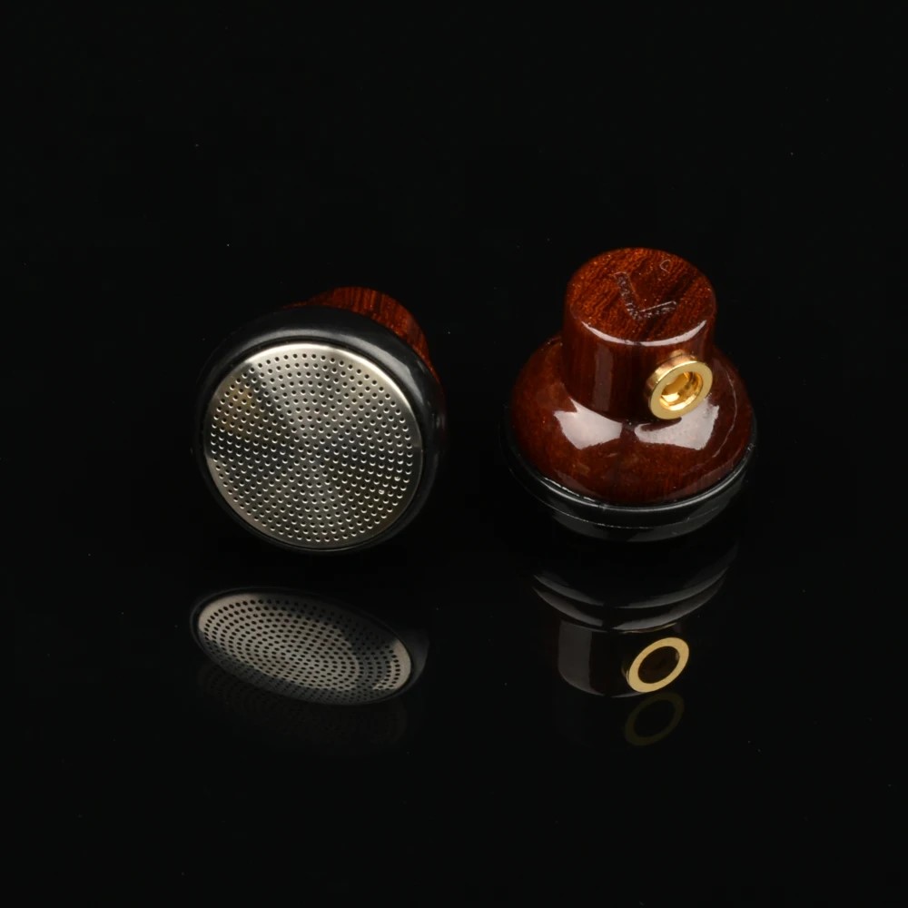 FENGRU ZERO Wooden Flat Head Earbuds 32ohm Titanium film Driver HIFI ...