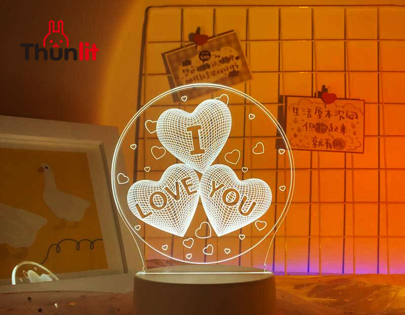 Thunlit Heart Night Light Valentine's Day Gift for Girls Girlfriends ...