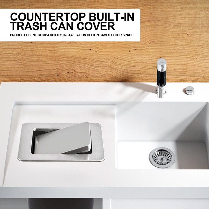 【Local Warehouse+COD】Stainless Steel Flap Flush Recessed Built-in ...