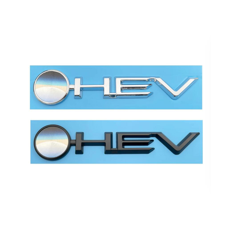 1 x ABS Black Chrome e:HEV Logo Car Auto Rear Trunk Lid Emblem Badge ...