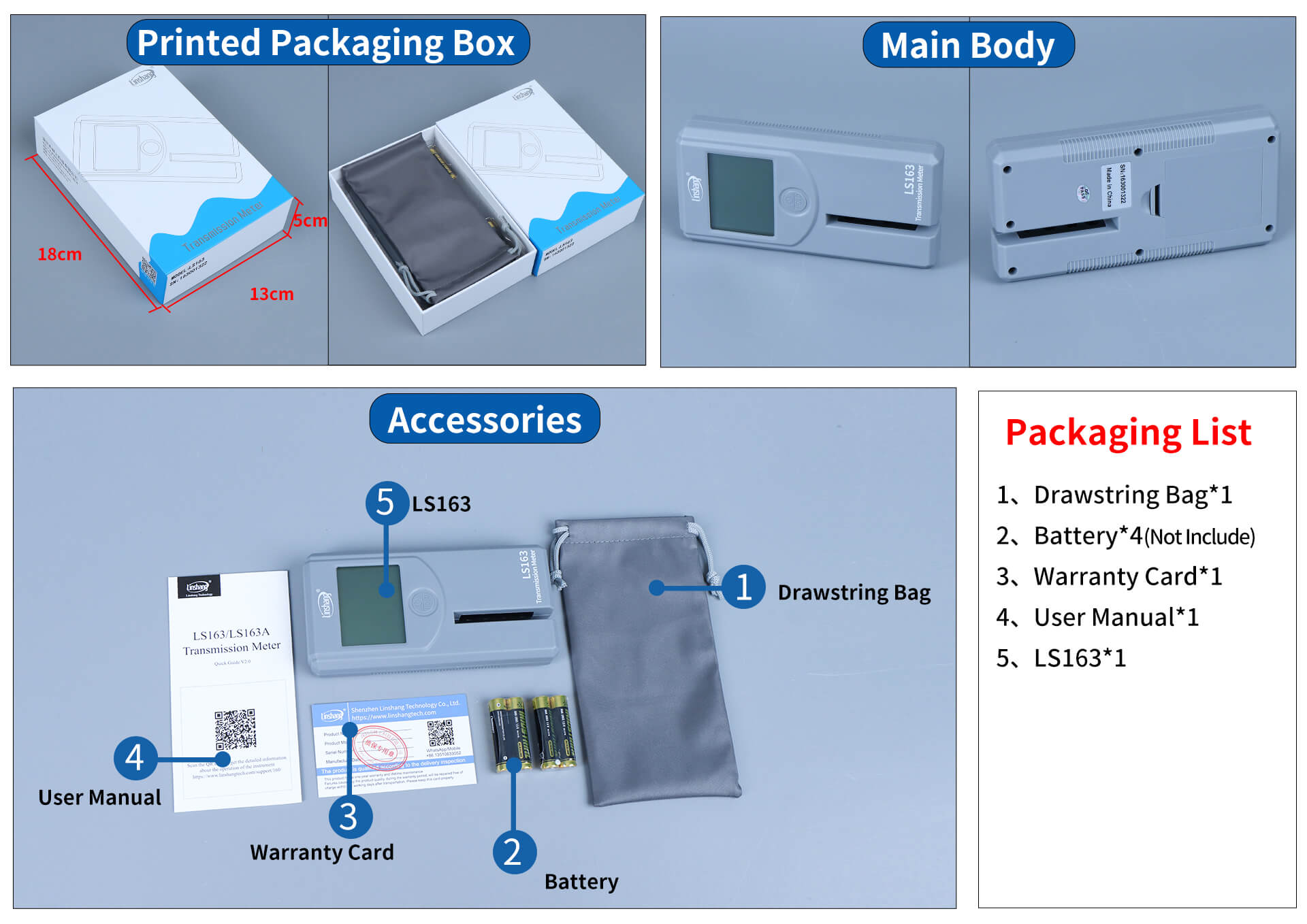 Linshang LS163 Window Tint Meter Solar Transmission Meters | Shopee Philippines