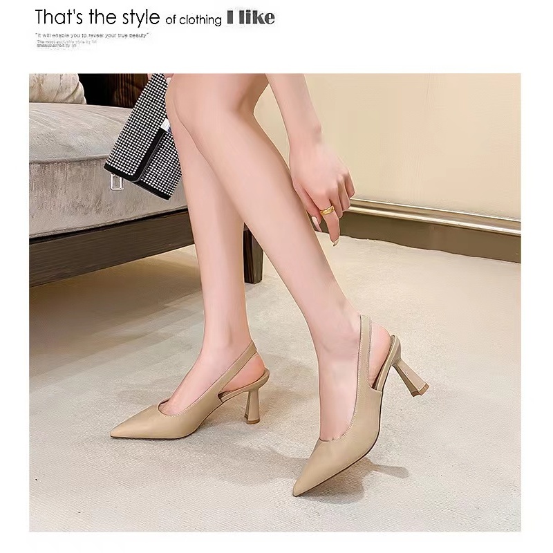 LENA New Korean Fashion high heels New Korean women casual sexy leather ...