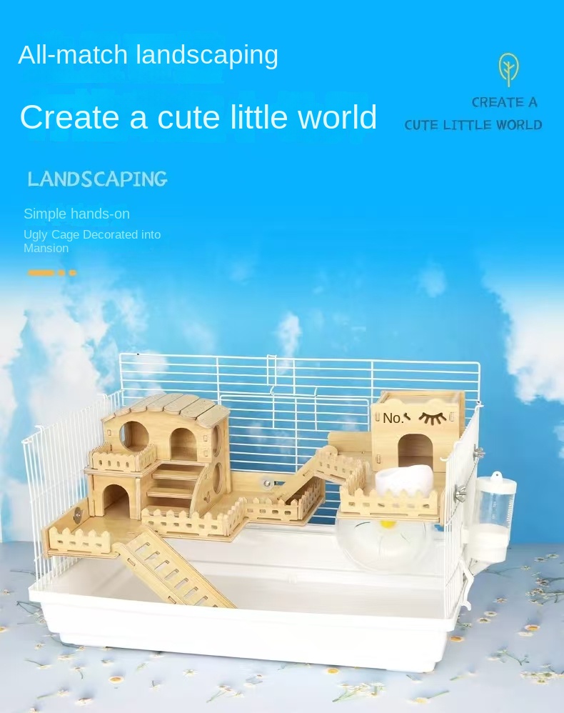 Diy Hamster Cage Hamster Cage Accessories Hamster Cage Platform Wooden ...