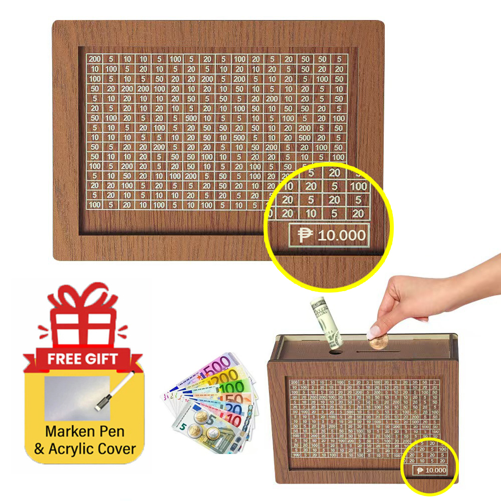 【PHP 10000/5000/1000】Money Box, Handmade Reusable Piggy Bank, Crafts ...