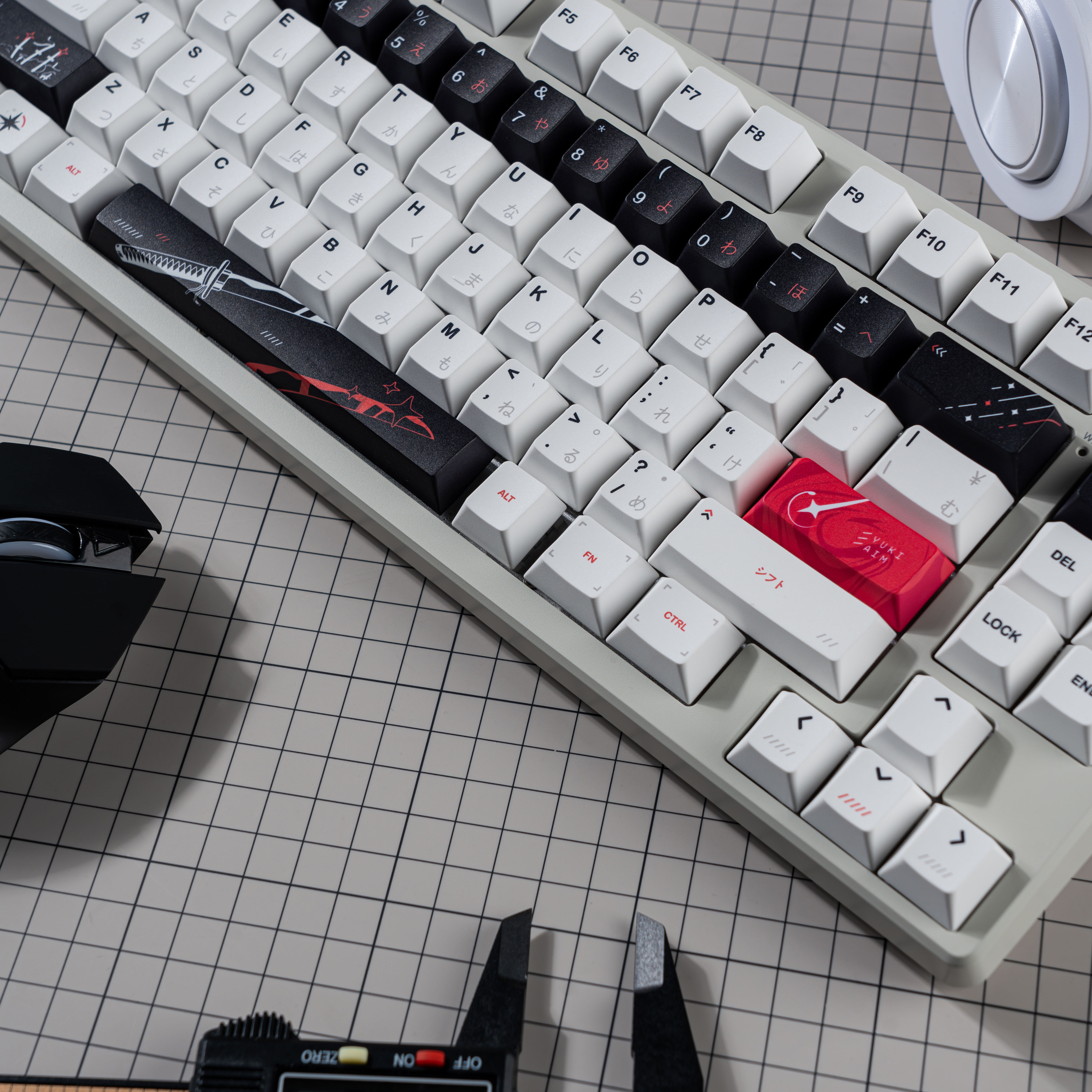 Yuki Aim keycaps Japanese character root PBT keycaps 132key | Shopee ...