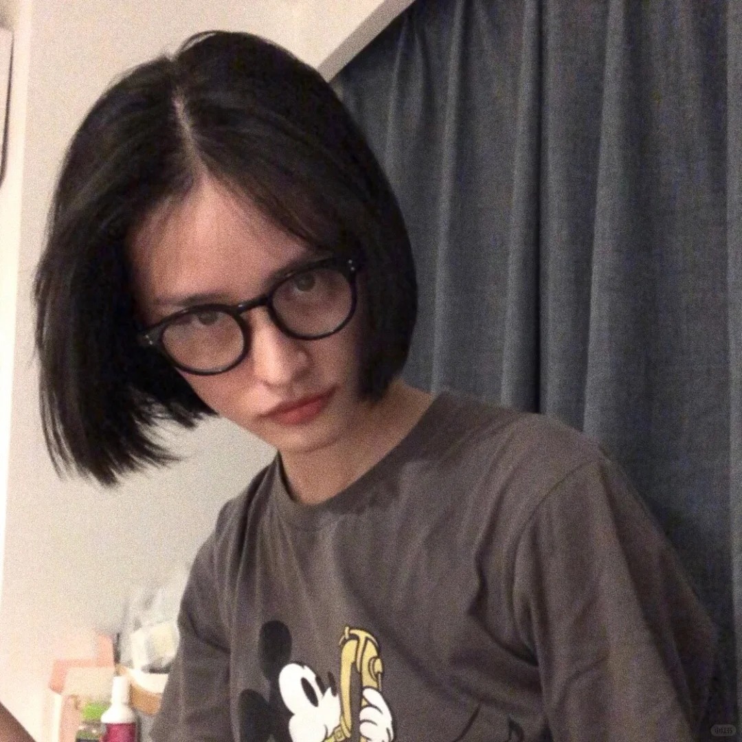 Mi Lan Boomo Manner Round Frame Blue Light Protection Acetate Glasses ...