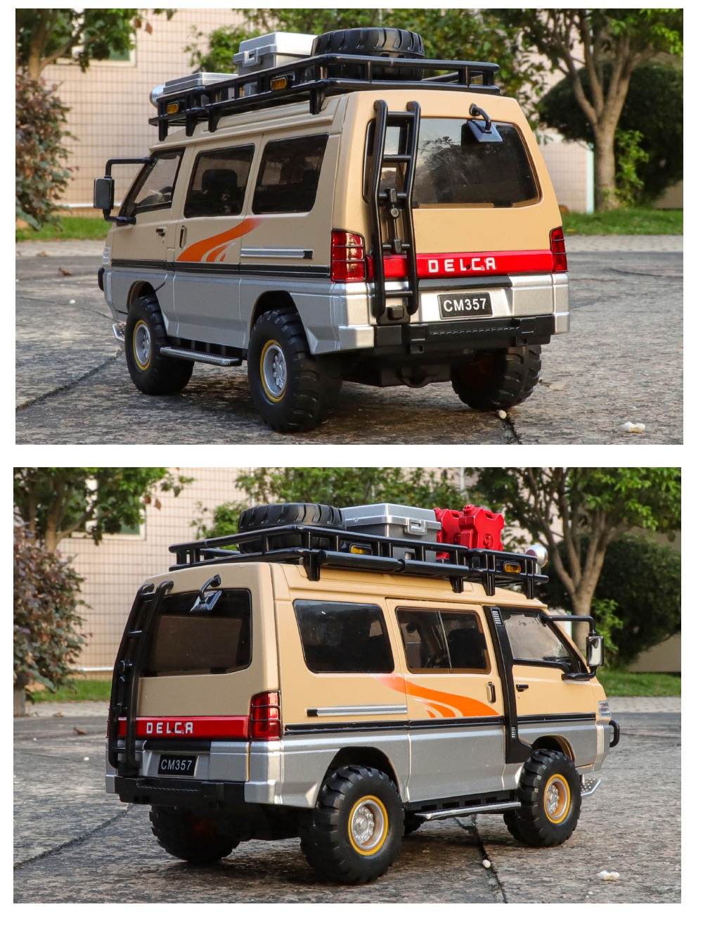 1:24 Scale Mitsubishi Delica Alloy Car Model Diecast Car Sound Light ...