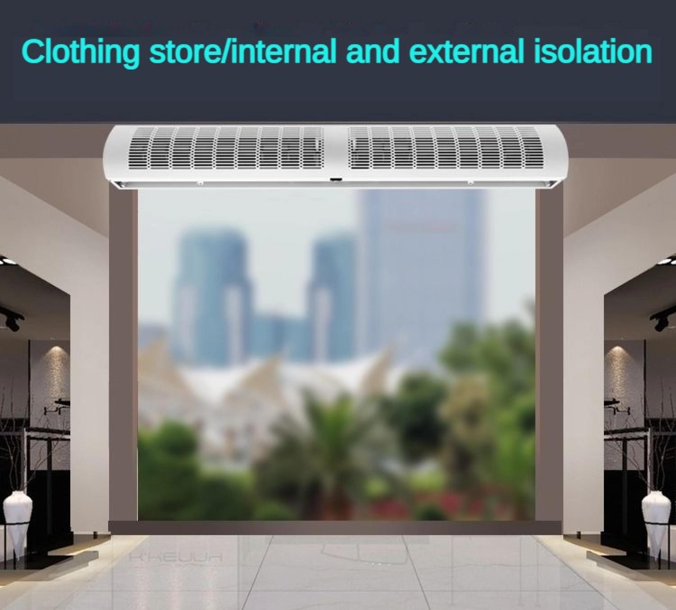 Air curtain blower commercial air curtain machine shopping malls ...