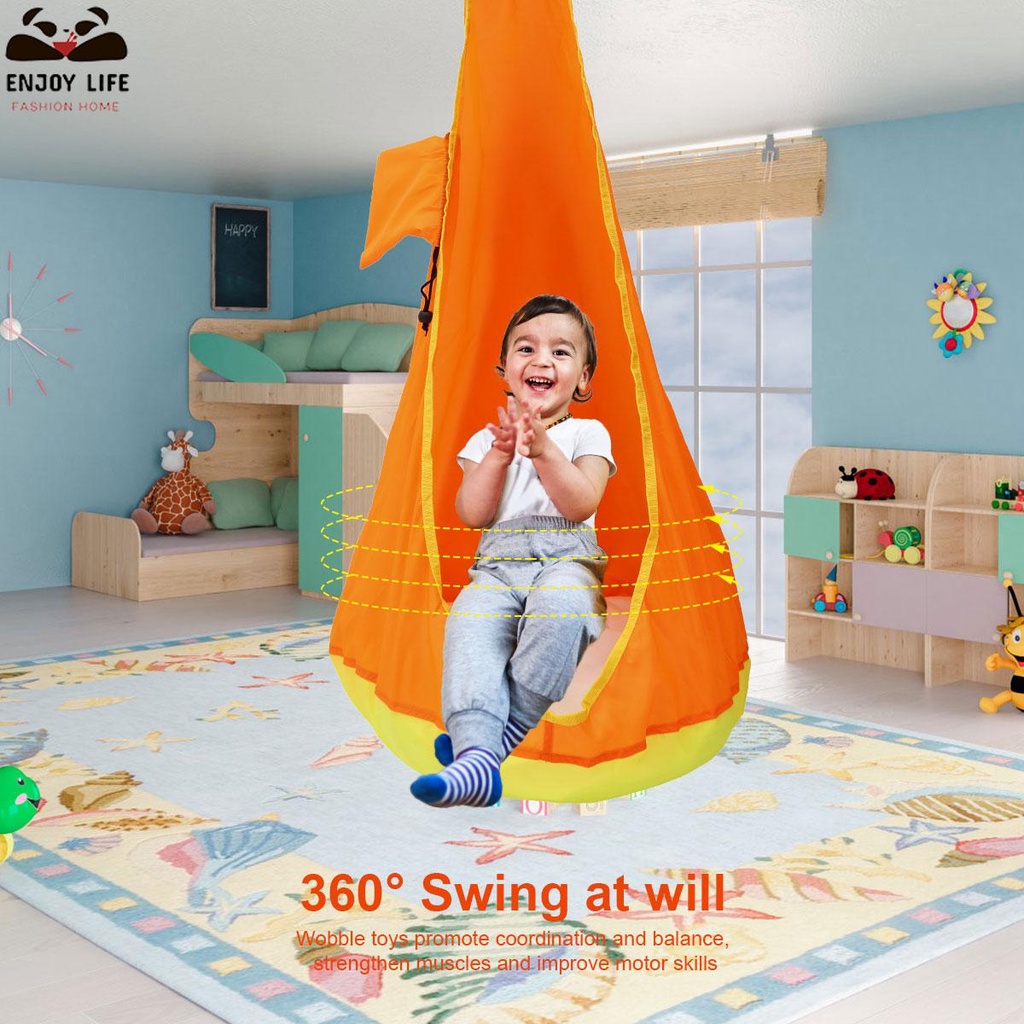 Swing For Kids Adults Tree Swing Duyan Hammock Adjustable Outdoor ...