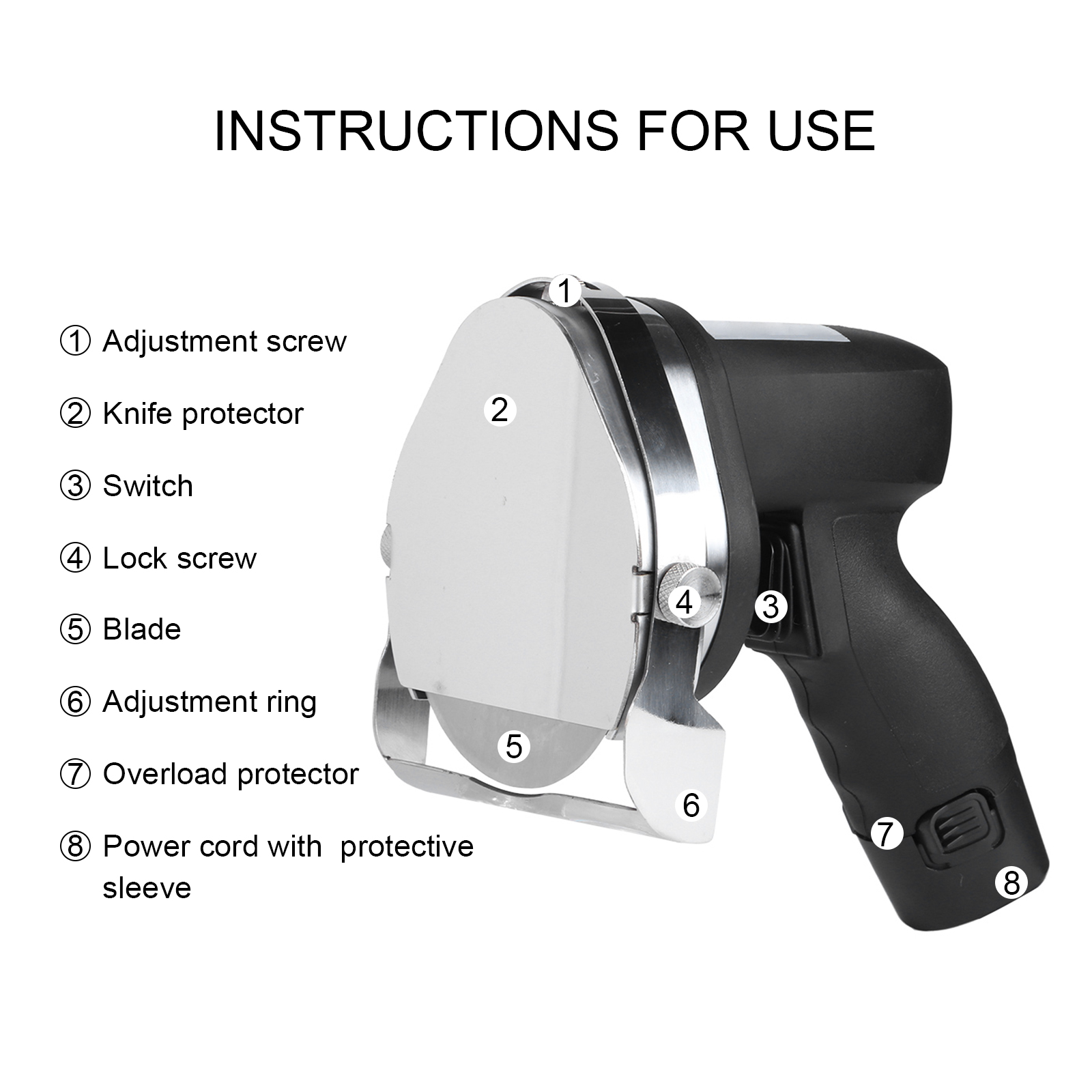 Electric Kebab Slicer doner Knife Shawarma Cutter handheld roast meat ...